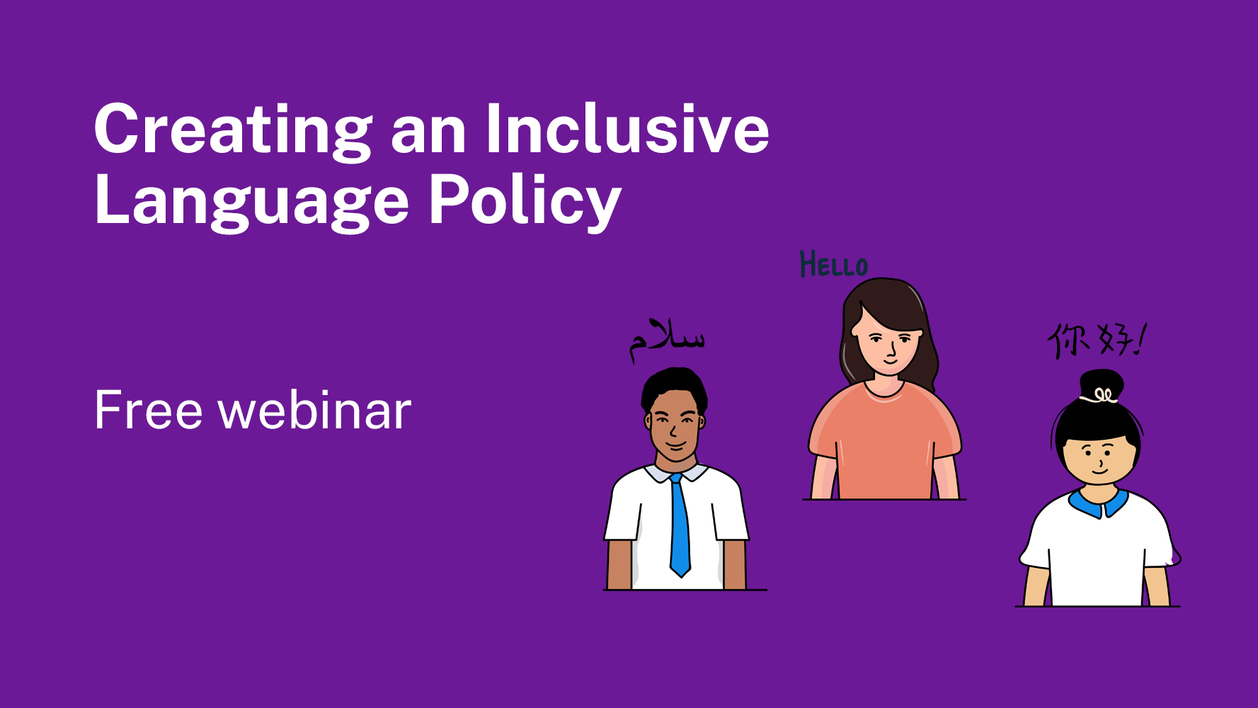 Creating an Inclusive Language Policy (Webinar) - The Bell Foundation